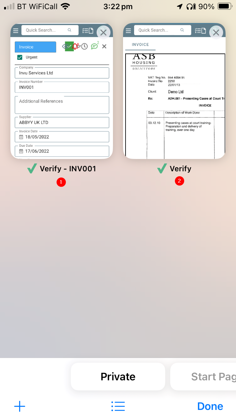Verify on iPhone with Safari – Agilico Software